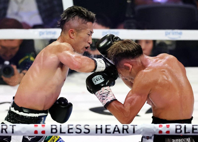 ボクシング世界戦 堤聖也が井上拓真を破り新王者に 寺地拳四朗は2階級制覇 [写真特集2/25] | 毎日新聞