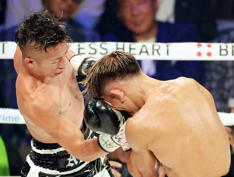 ボクシング世界戦 堤聖也が井上拓真を破り新王者に 寺地拳四朗は2階級制覇 [写真特集1/25] | 毎日新聞