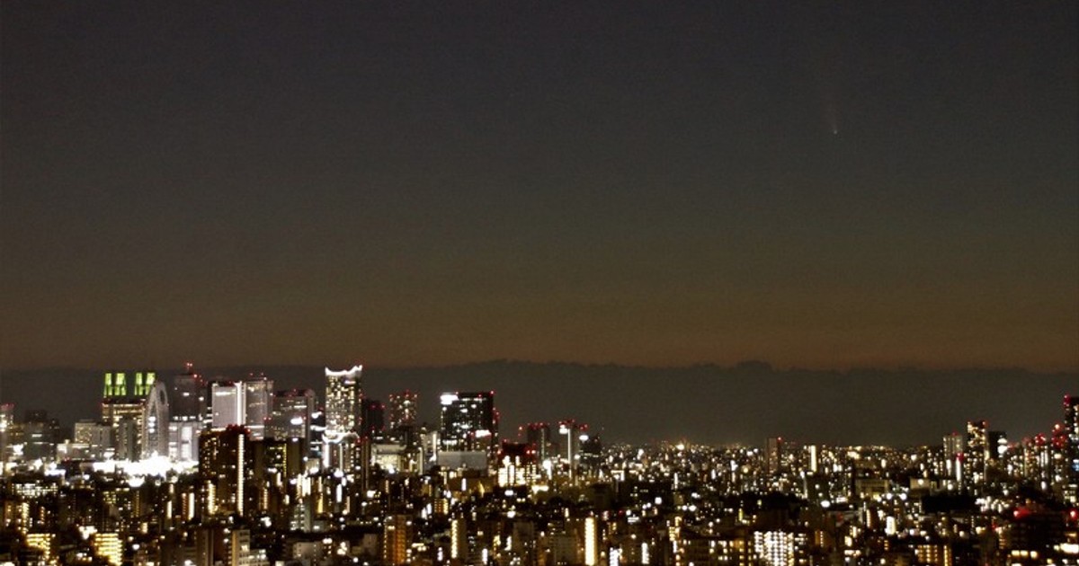 In Photos: Tokyo area enjoys view of long-tailed Comet Tsuchinshan ...