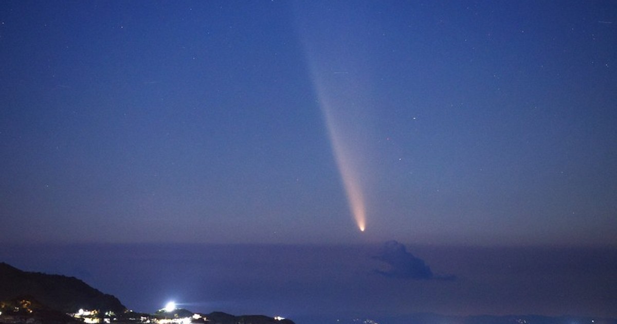In Photos: Tokyo area enjoys view of long-tailed Comet Tsuchinshan ...