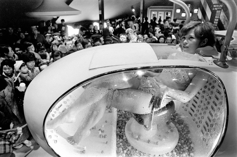 Back from the future: AI-updated 1970 'human washing machine' to make waves at Osaka expo - The ...
