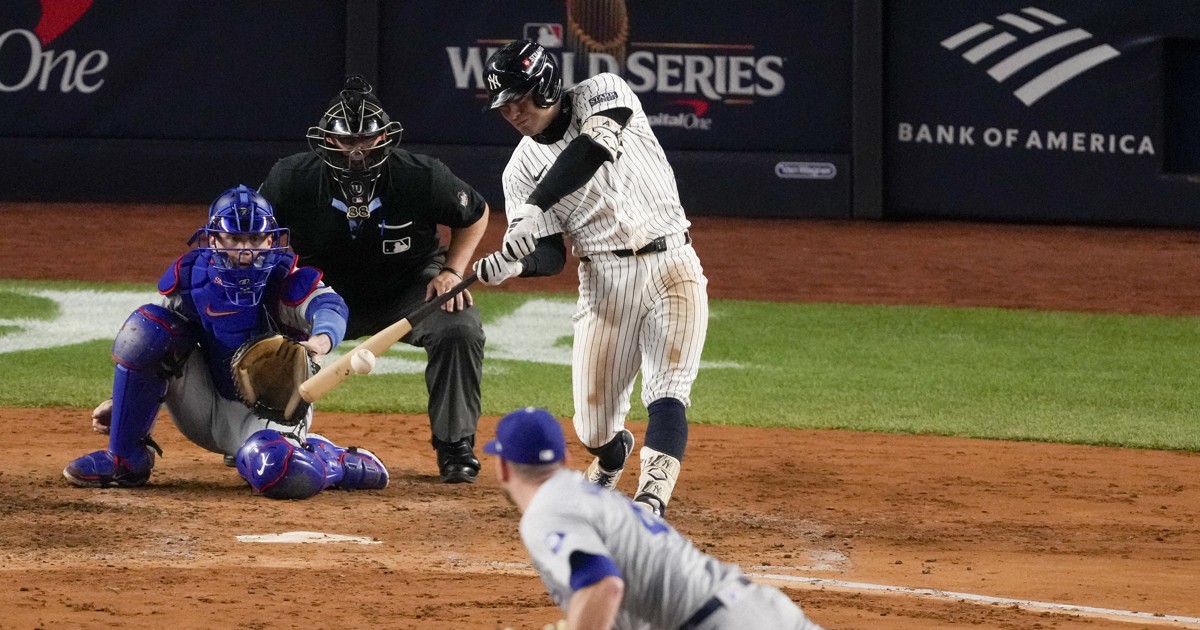 MLB: Volpe's grand slam helps Yankees beat Dodgers 11-4 to keep World ...