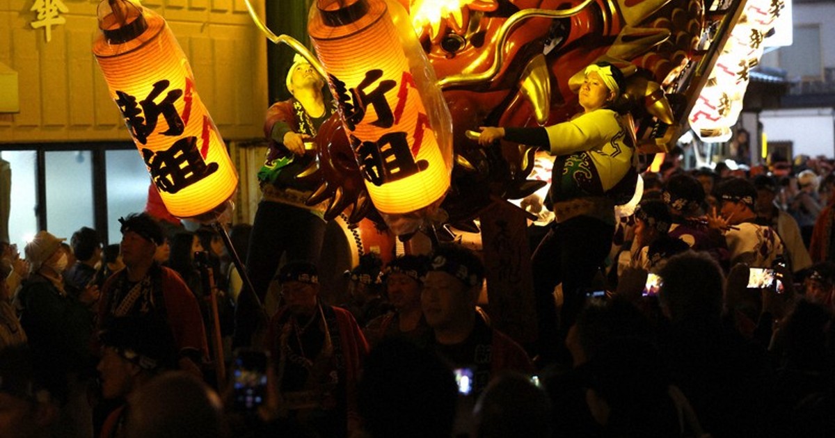 In Photos: Lively floats the focus at Karatsu Kunchi festival in ...