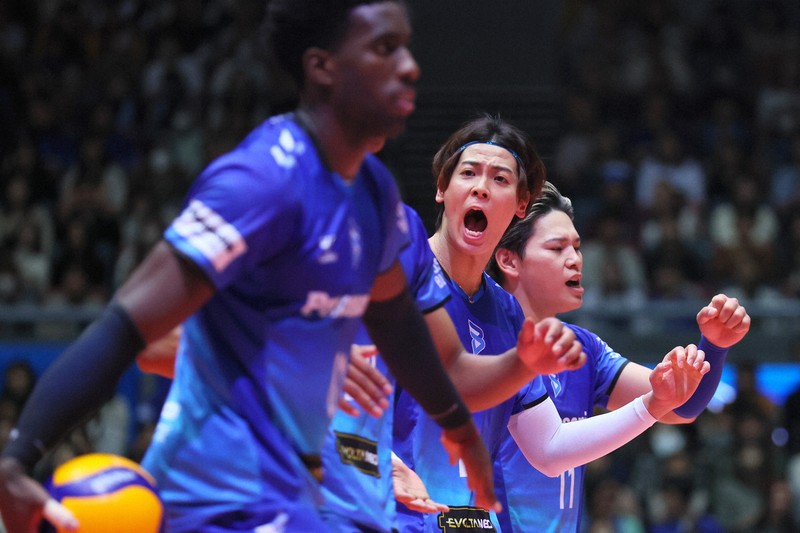 バレーボールSVリーグ 大阪ブルテオン－ジェイテクト [写真特集1/29] | 毎日新聞