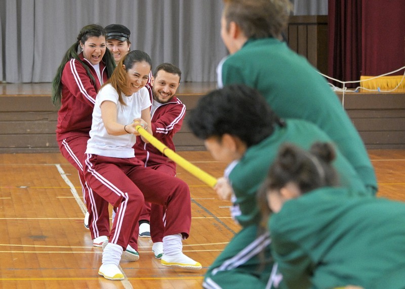 In Photos: Tour gives foreigners a taste of school life in Japan - The ...