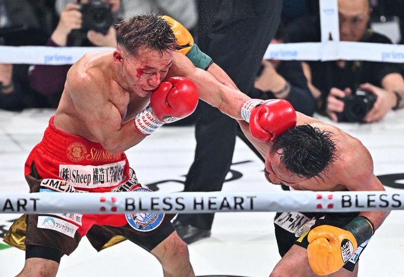 WBAバンタム級タイトルマッチ 堤聖也－比嘉大吾 堤が判定の末、引き分けで初防衛 [写真特集2/8] | 毎日新聞