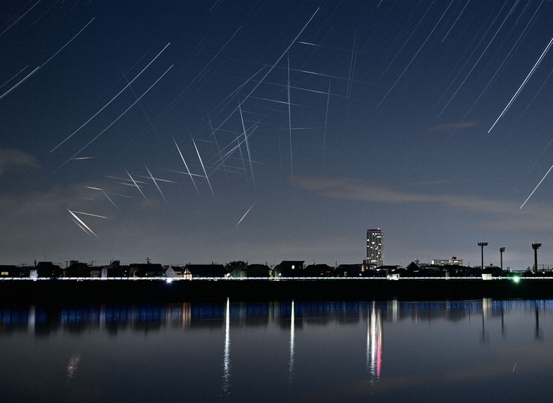 In Photos: SpaceX's Starlink communication satellites seen from Japan ...