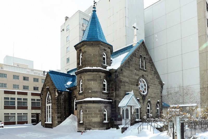 Retro Japan: 1904 Sapporo church looks picture-book perfect amid sea of ...