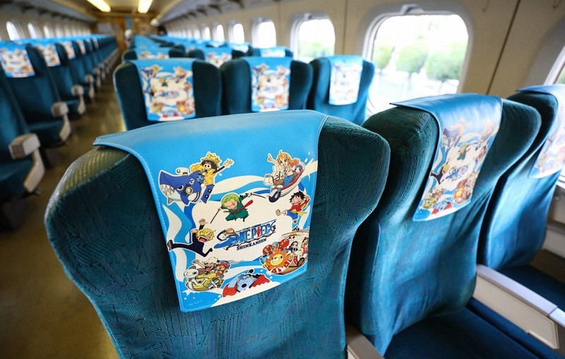 In Photos: 'One Piece Shinkansen' train to take passengers on adventure ...