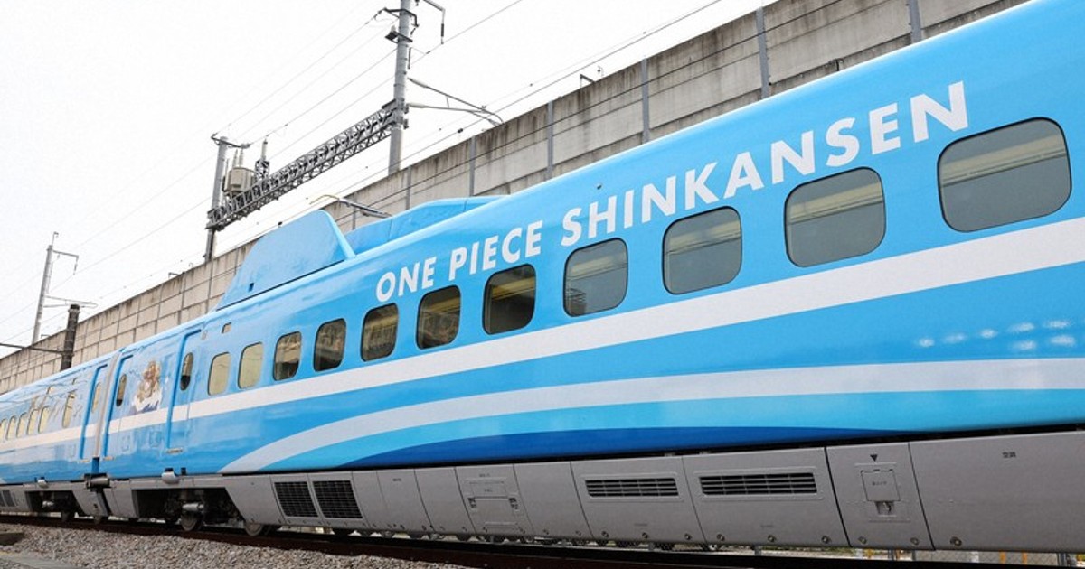 In Photos: 'One Piece Shinkansen' train to take passengers on adventure ...