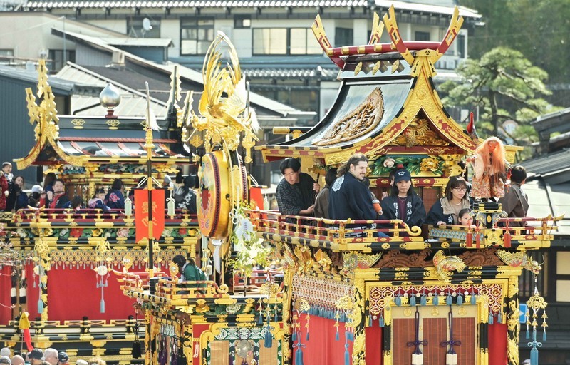 In Photos: Spectacular floats attract tourists at central Japan's ...