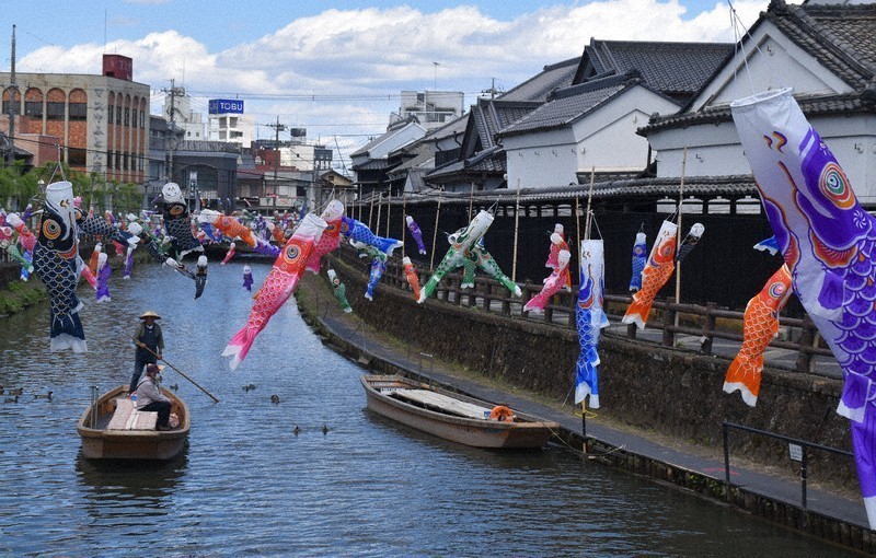 Over 1,100 carp streamers 'swimming' along east Japan river - The Mainichi