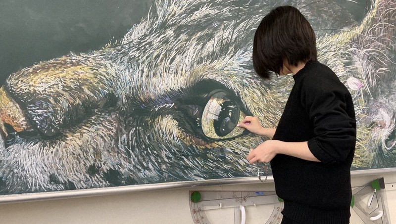 'It's meant to be erased': Japan blackboard artist talks about allure ...