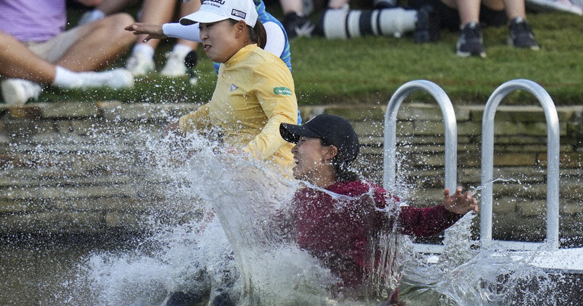 Mao Saigo of Japan wins the Chevron Championship with a birdie in a 5 ...