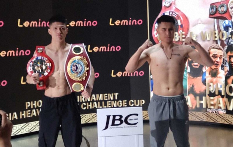 宇津木秀が世界に向けて「いい勝ち方を」 OPBF＆WBO・APライト級防衛戦前日計量（スポニチ） | 毎日新聞