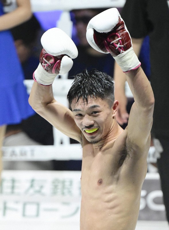 中谷潤人がバンタム級2団体統一王者 西田凌佑を破る 那須川天心は判定勝利 [写真特集15/27] | 毎日新聞