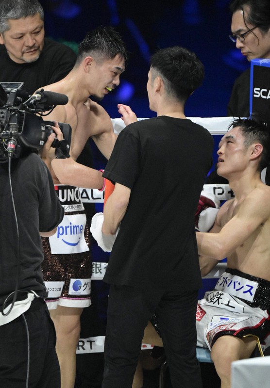 中谷潤人がバンタム級2団体統一王者 西田凌佑を破る 那須川天心は判定勝利 [写真特集7/27] | 毎日新聞