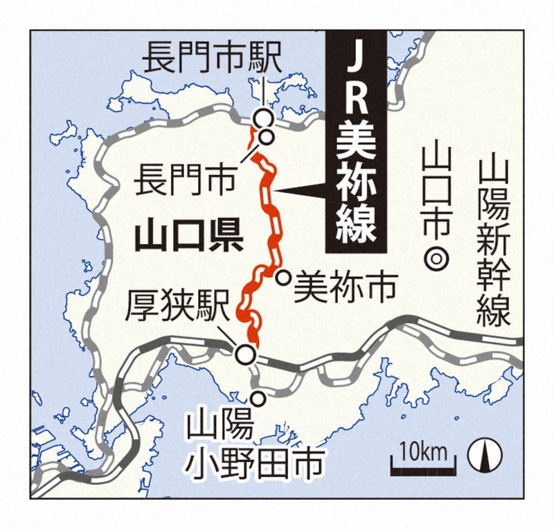 JR美祢線、BRTで復旧へ JR西で初 豪雨で被災し全線運休 | 毎日新聞