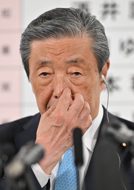In Photos: Politicians react to voters' verdict in Japan upper house ...