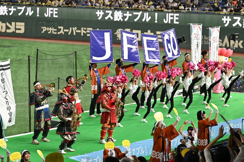 JFE東日本の応援団（1回戦）都市対抗野球2025 [写真特集8/30] | 毎日新聞