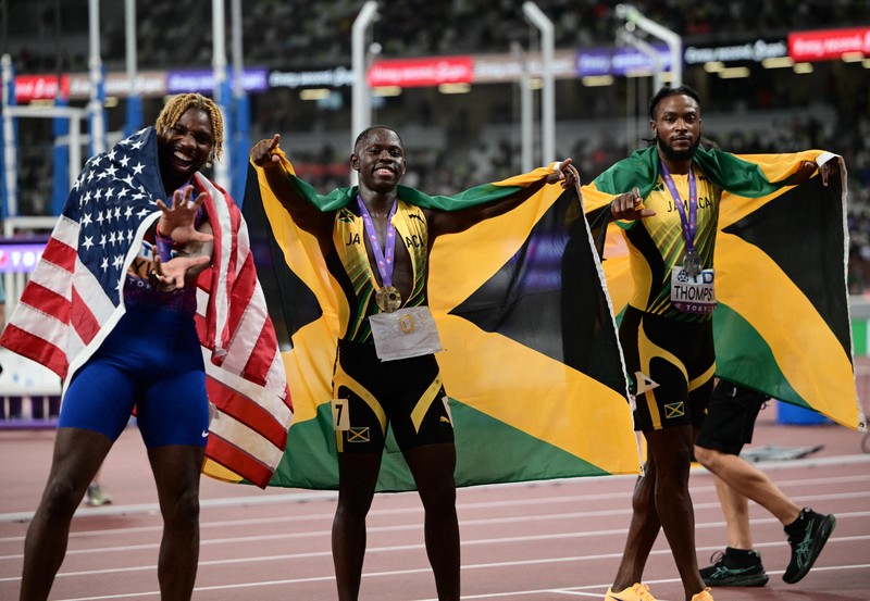 「9秒86」の衝撃から34年 セビルが男子100m優勝 世界陸上 | 毎日新聞