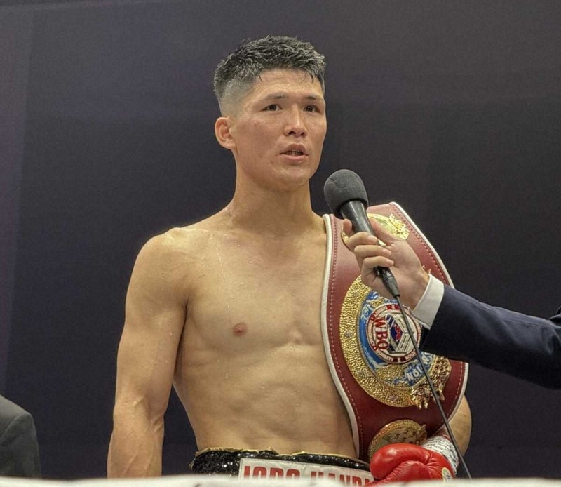 WBO－AP王者・宇津木2回TKO勝ちでV2 サウジ参戦意欲「そこで勝てば世界のベルトに近づく」（スポニチ） | 毎日新聞