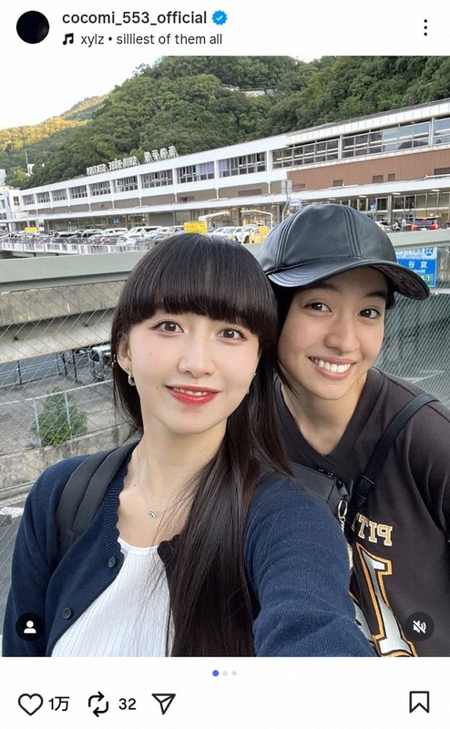 Cocomi 「会いに行ったぜ」妹Koki,と仲良し2ショ公開「別バージョン載せときます」（スポニチ） | 毎日新聞
