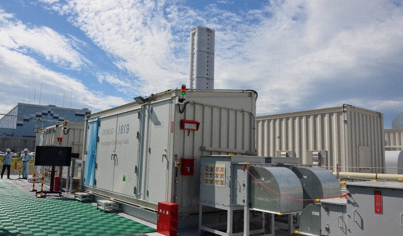 水素製造装置の実証試験を開始 JERAとデンソー ／愛知 | 毎日新聞