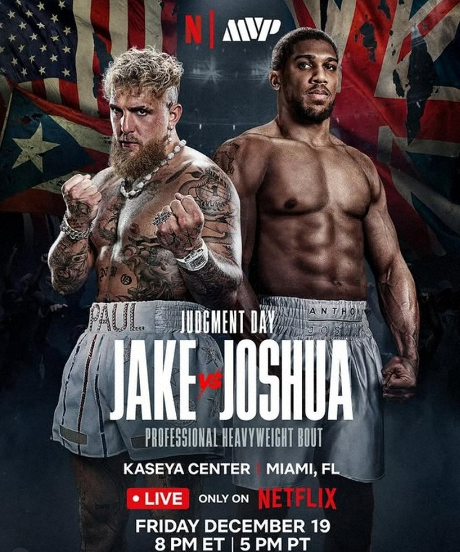 ジェイク・ポールvs元統一世界ヘビー級王者ジョシュア 12・20対戦決定 平岡アンディの世界戦は未定（スポニチ） | 毎日新聞