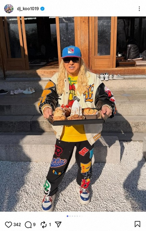 DJ KOO「流行るのわかる～」韓国ソウルで大好物を前にパシャリ！好き過ぎて過去には資格取得挑戦も（スポニチ） | 毎日新聞