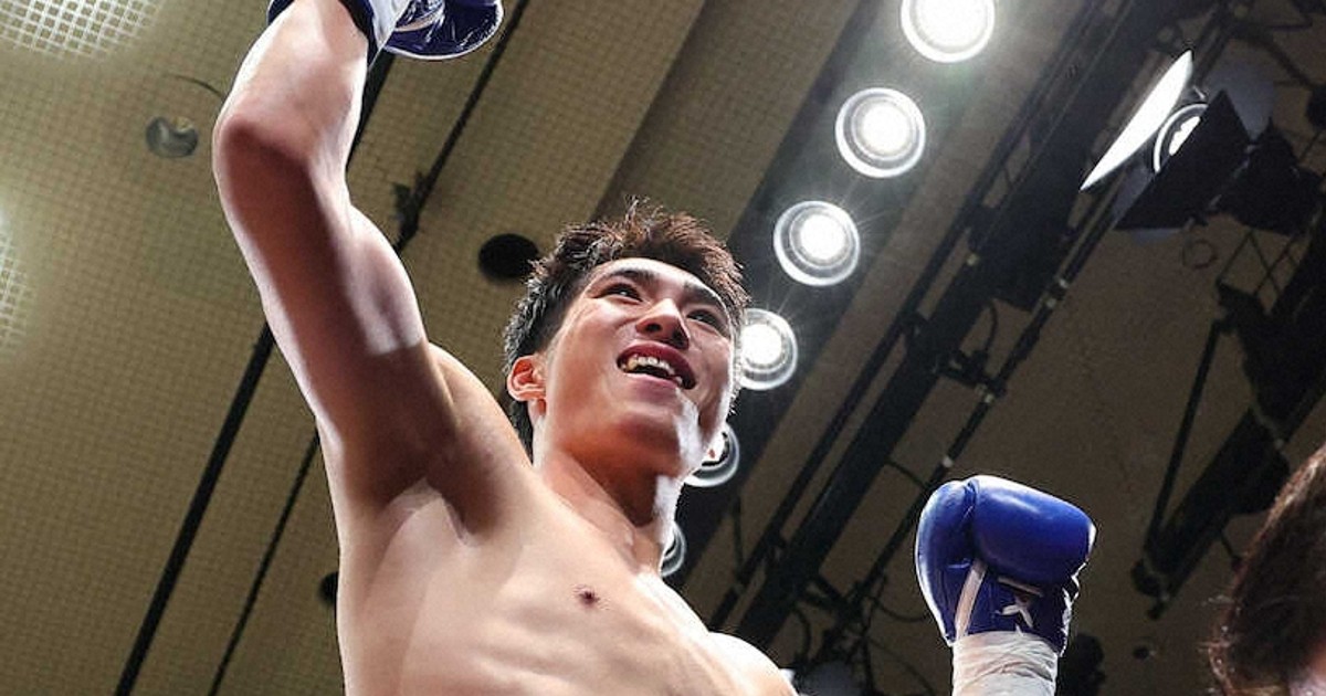 【プロボクシング】Sバンタム級の市原涼が8戦全勝8KOで敢闘賞 四国のジム2人目の全日本新人王（スポニチ） | 毎日新聞