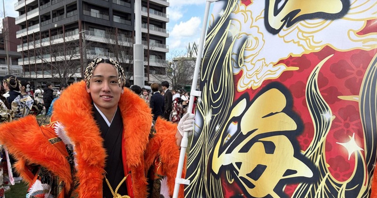In Photos: 20-year-olds dress to impress at ceremony in southwest Japan ...