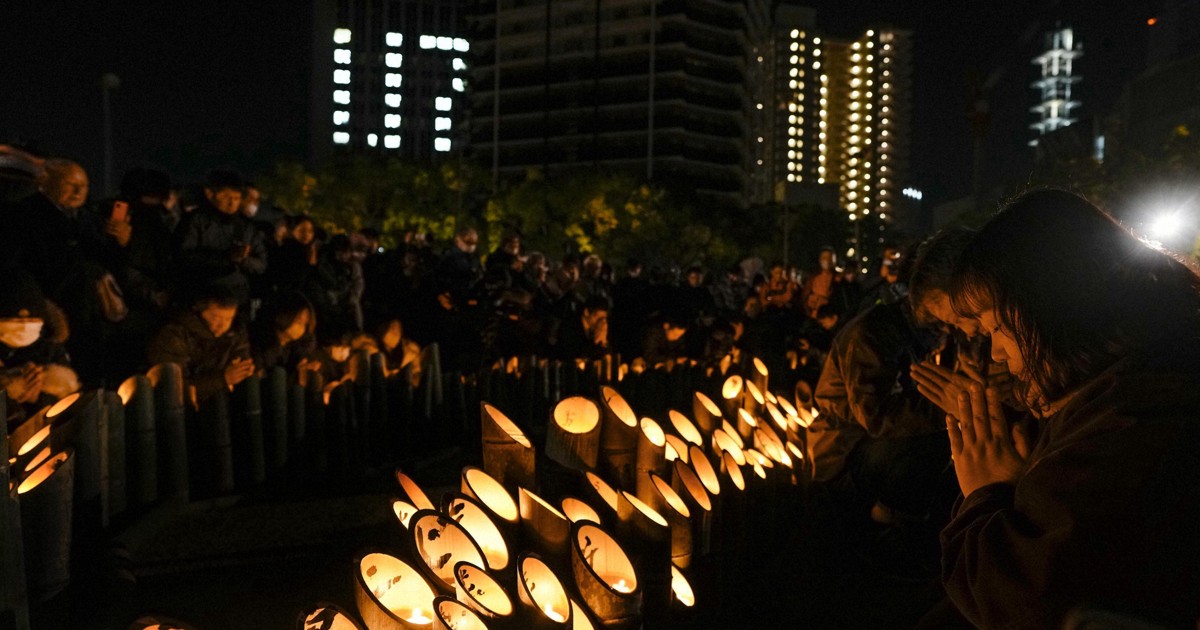 Survivors commemorate major 1995 Kobe earthquake despite fading ...