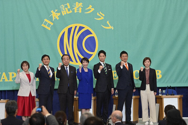 Japan major political parties' election pledges on key issues - The ...
