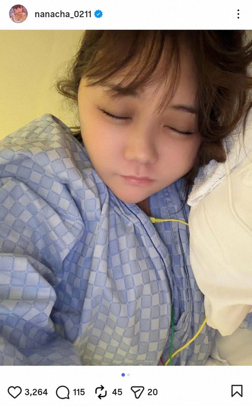 妊娠9カ月の人気TikTokerなな茶、タクシーで交通事故に遭い緊急入院→「母子とも無事で退院」（スポニチ） | 毎日新聞