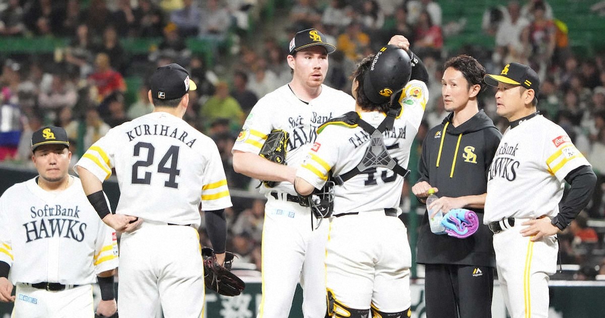 ソフトバンク スチュワートは5回途中3失点でKO 制球苦しみ6四球「しっかり次に向けて調整したい」（スポニチ） | 毎日新聞