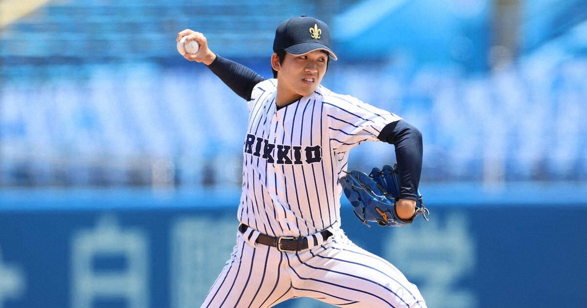 立大ルーキー道本 新応援歌に乗って待望のリーグ戦初勝利 6回無失点「ストレートが良かった」（スポニチ） | 毎日新聞