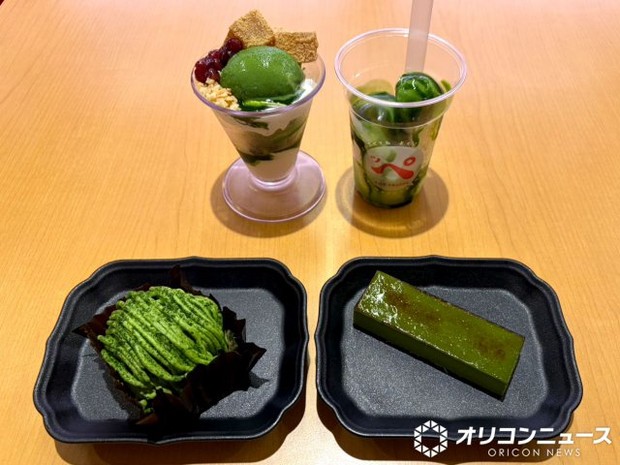 オリコンニュース：[スシロー実食レポ・スイーツ編]老舗「森半」コラボの絶品抹茶スイーツ4種＆ドリンク半額を最速レビュー！ | 毎日新聞