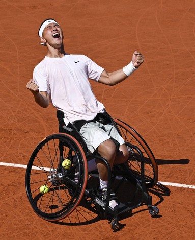 Tennis: Japanese tennis star Oda wins 4th French Open wheelchair ...