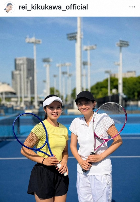 菊川怜 東大在学中に所属していたサークル告白 プロテニス選手との2S披露「なんとも貴重で嬉しい機会」（スポニチ） | 毎日新聞